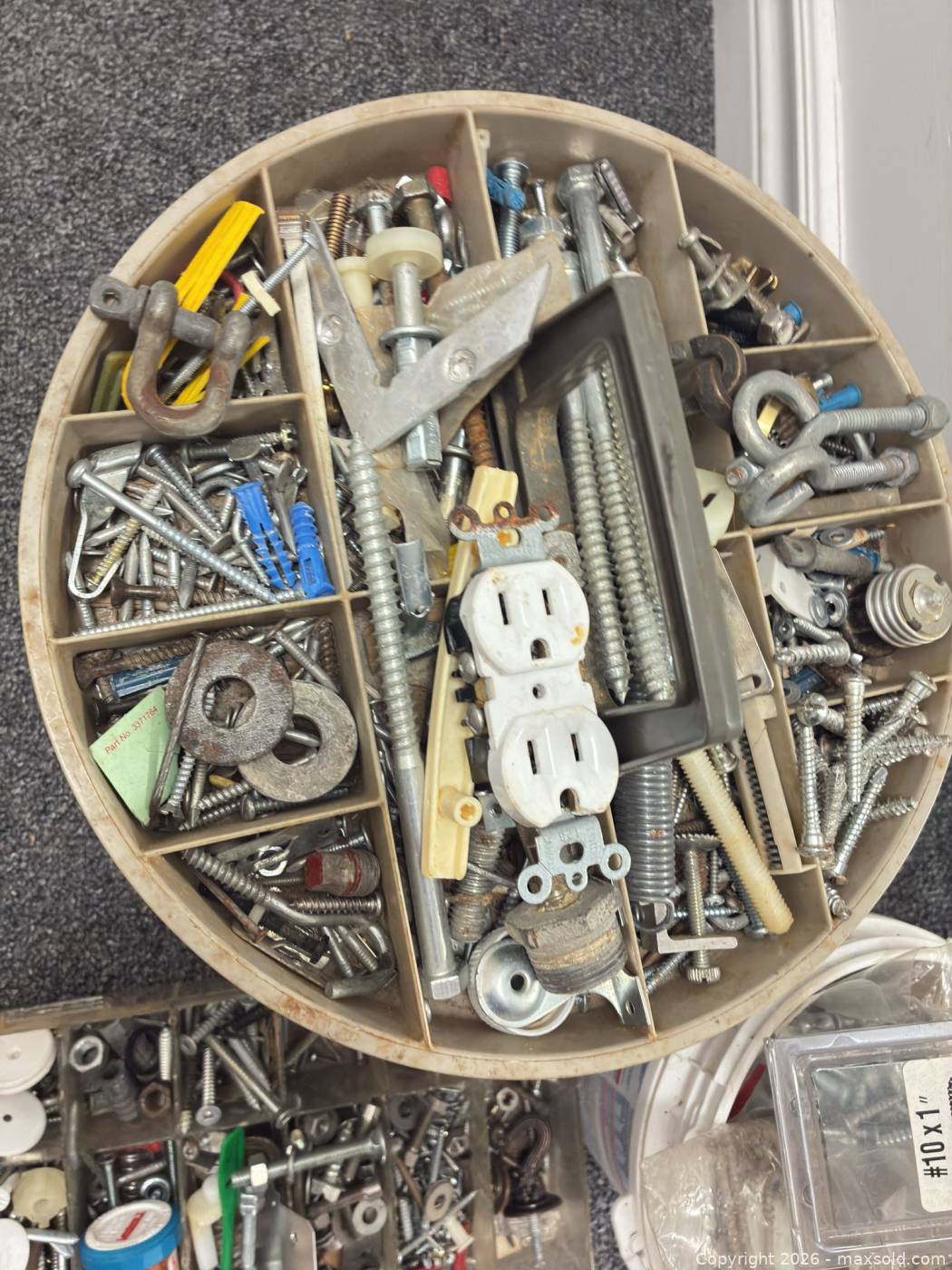 Mixed hardware fasteners and electrical parts | Maxsold
