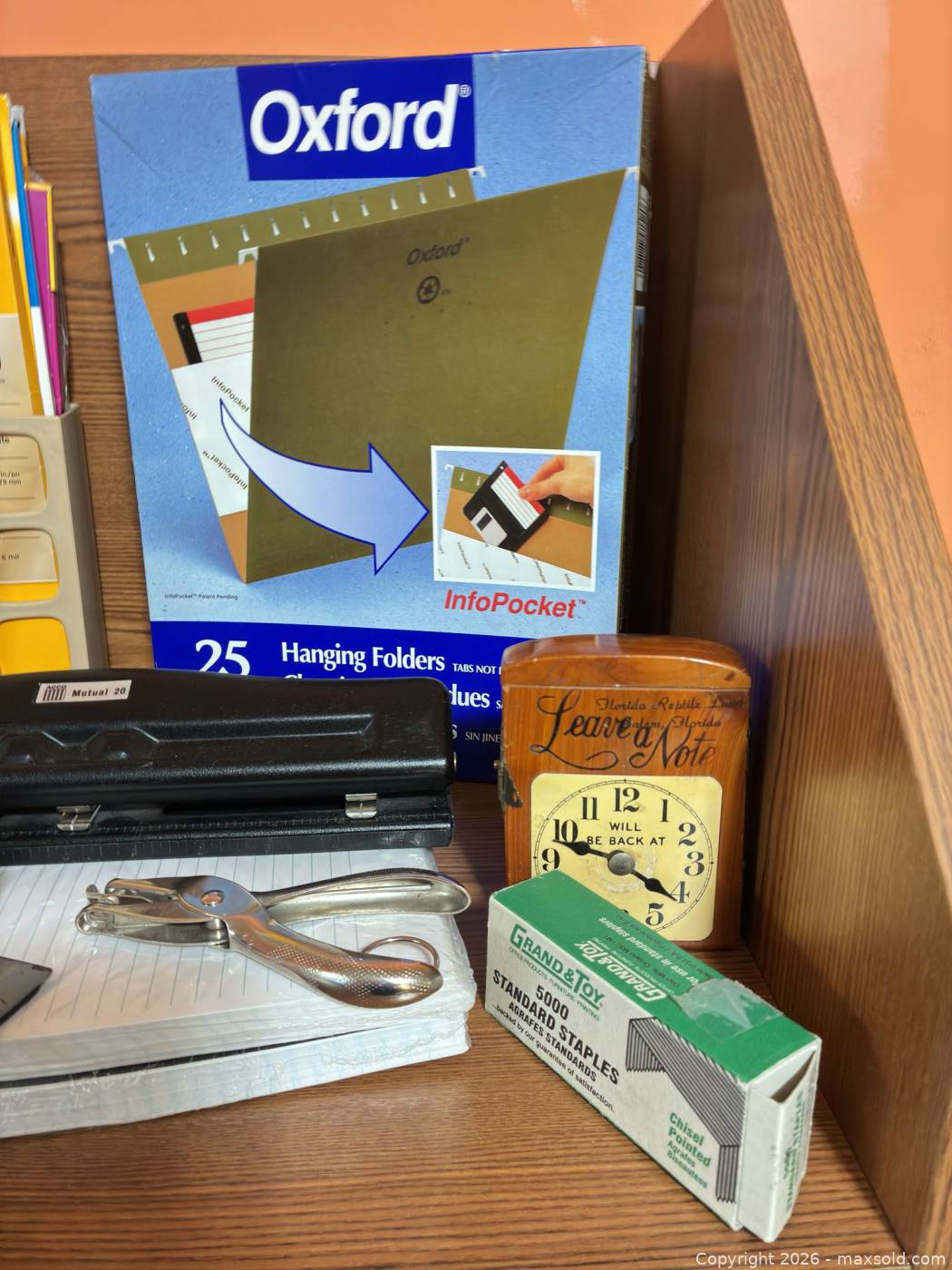 Mixed office supplies lot | Maxsold