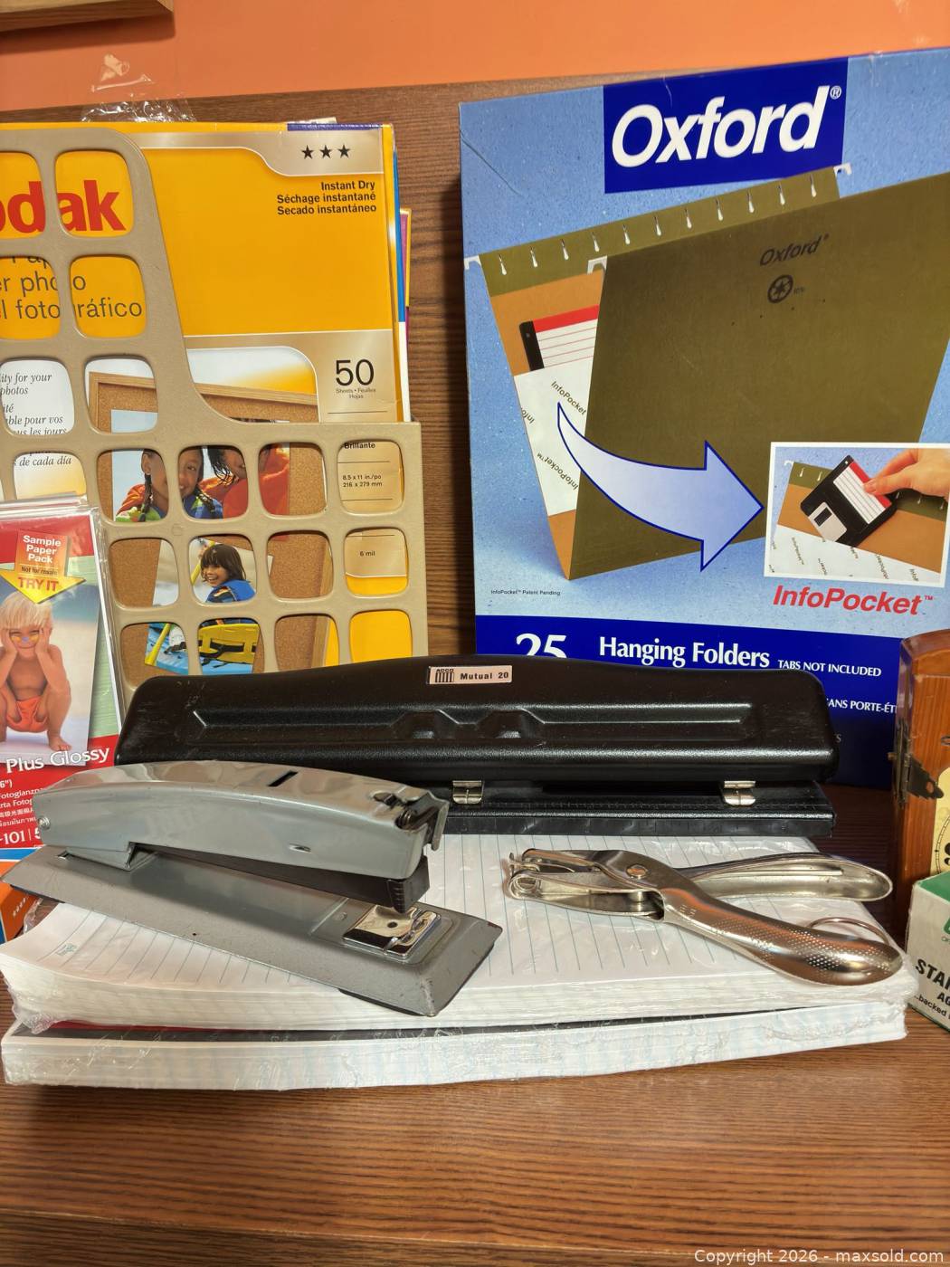 Mixed office supplies lot | Maxsold
