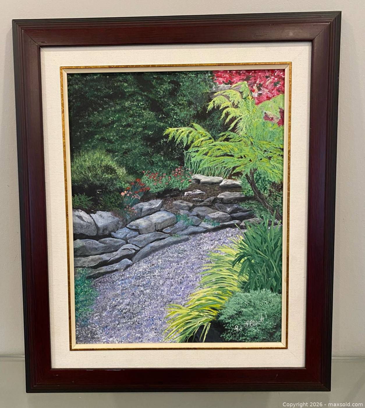 Ed Elliot acrylic painting “Path to Hope” 2010 | Maxsold