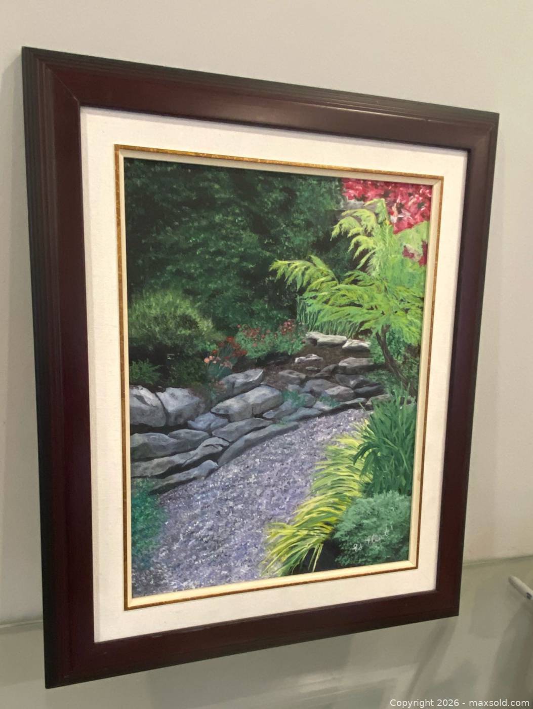 Ed Elliot acrylic painting “Path to Hope” 2010 | Maxsold