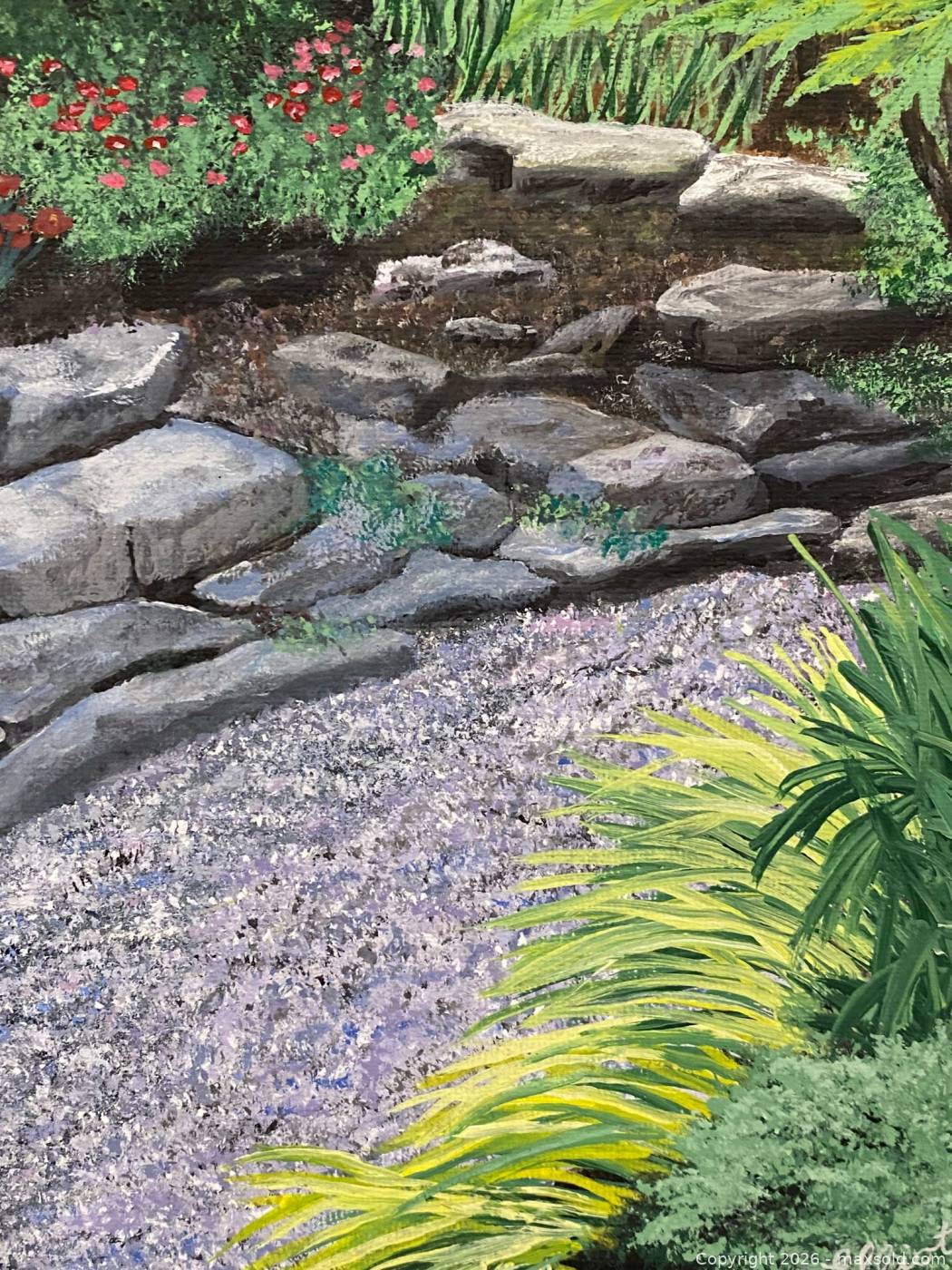 Ed Elliot acrylic painting “Path to Hope” 2010 | Maxsold