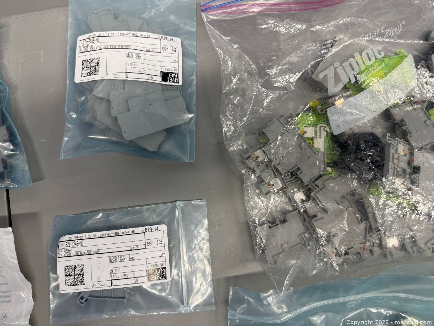 Large assortment DIN rail electrical components | Maxsold