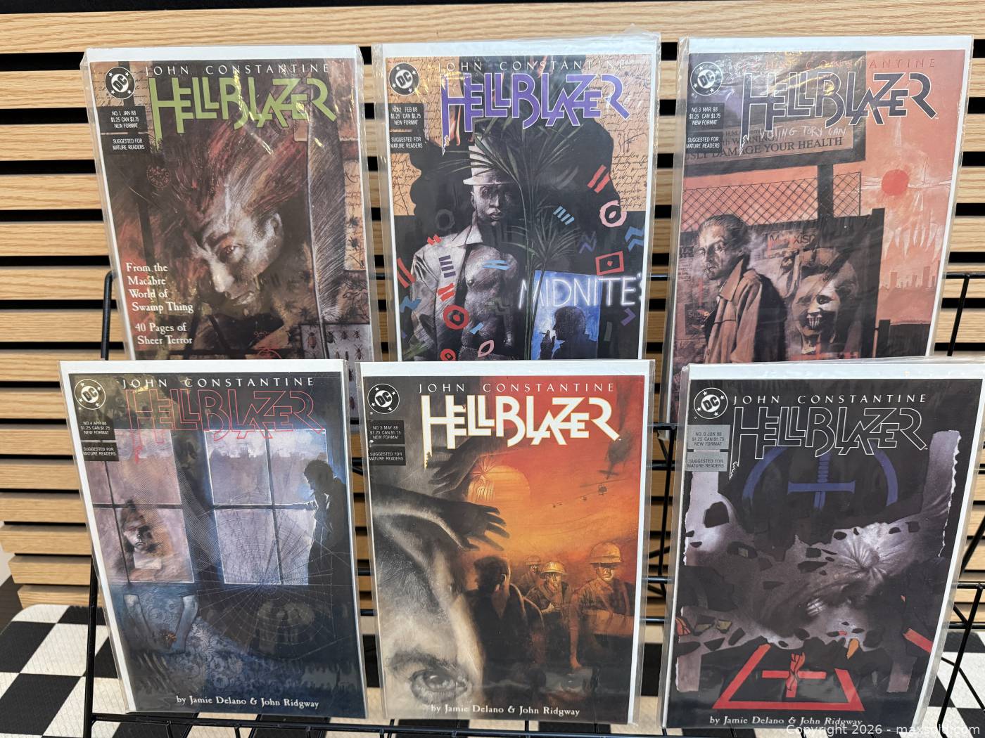 12 vintage comics Hellblazer 1-6, Warriors 1-2, Star Rangers 2, Blood: A Tale 1-3 | Maxsold