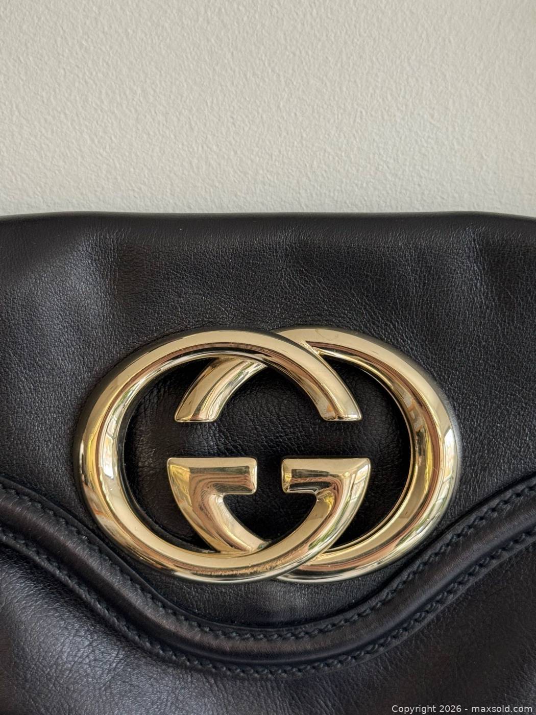 Gucci Britt Tassel Black Leather Shoulder Bag | Maxsold