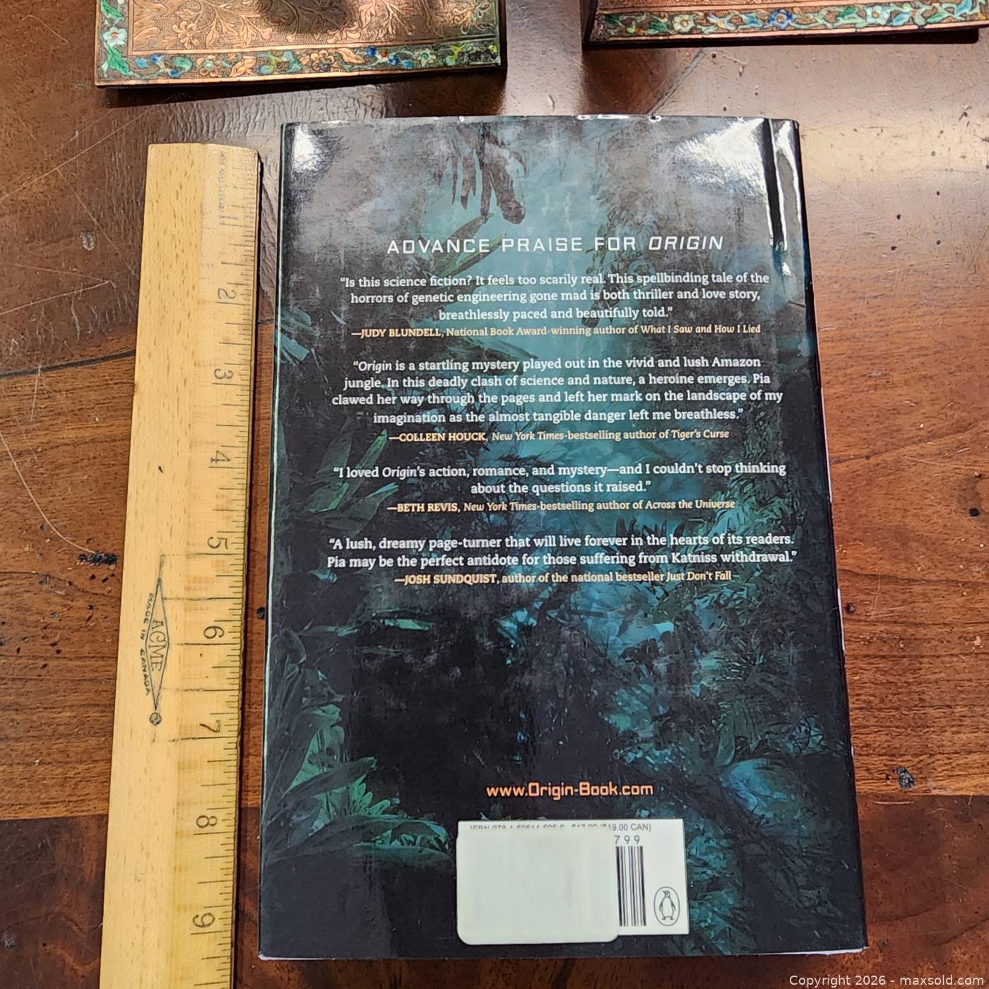 Origin by Jessica Khoury Hardcover | Maxsold