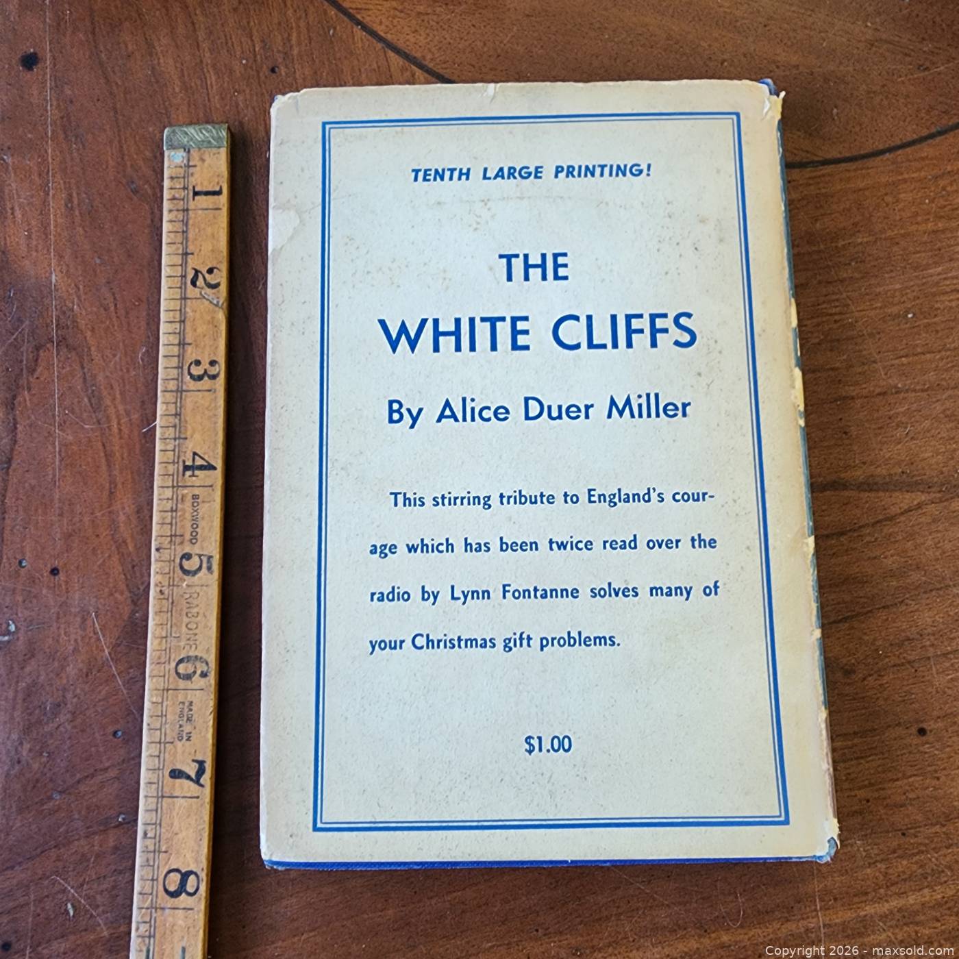 The White Cliffs hardcover book, 1940 | Maxsold
