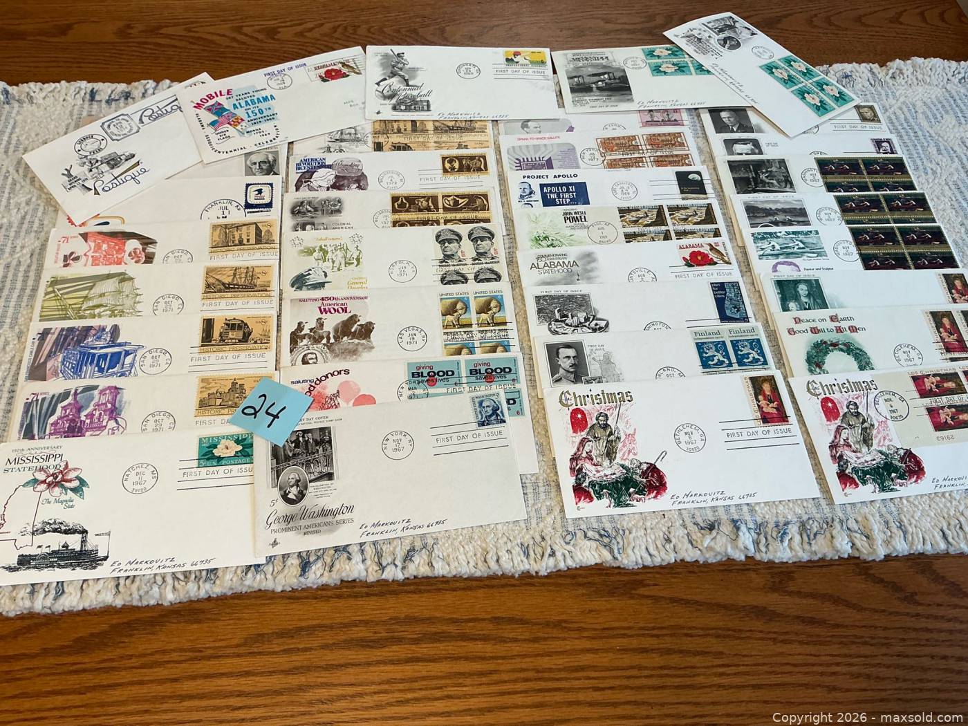 36 United States first day covers | Maxsold