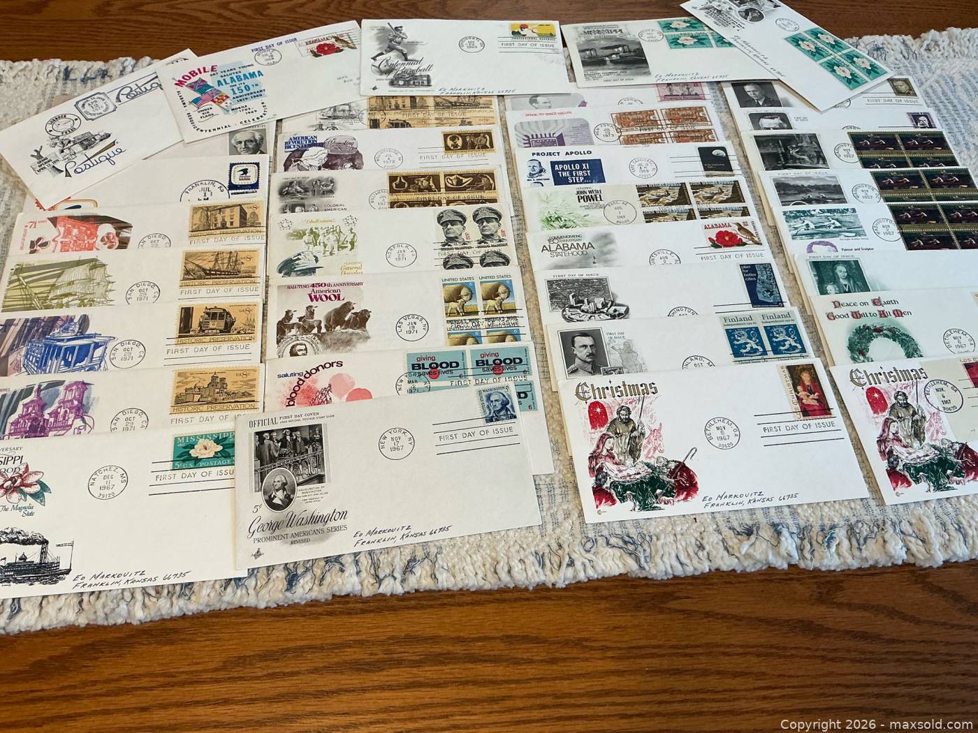 36 United States first day covers | Maxsold