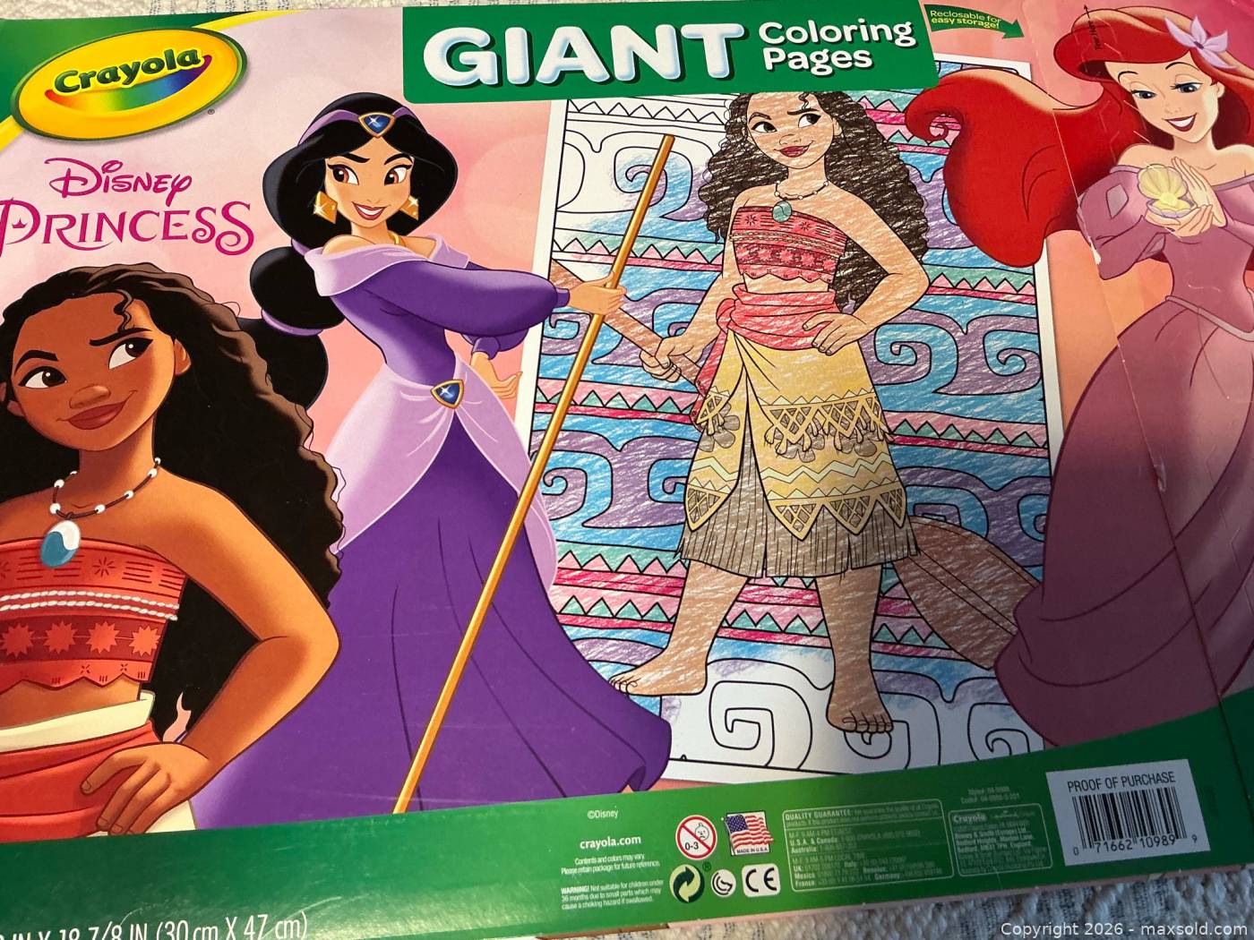 Crayola Disney Princess Giant Coloring Pages | Maxsold
