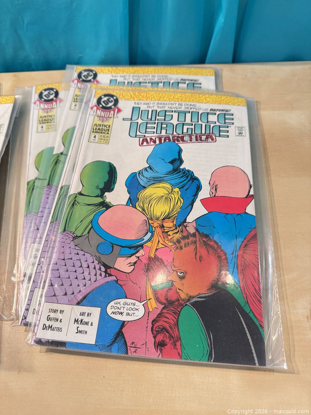 Eight DC Comics Justice League America Annual #4 | Maxsold