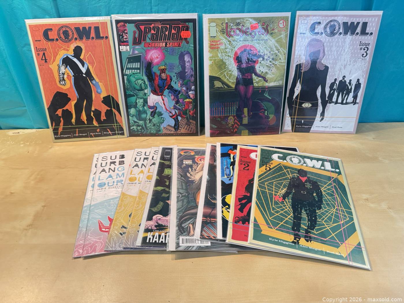 Image Comics C.O.W.L., Spartan & others, 14 comics | Maxsold