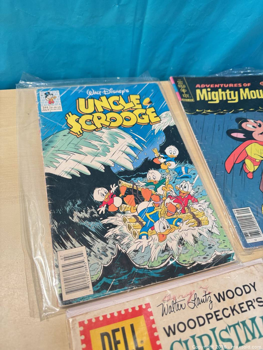 Mighty Mouse, Uncle Scrooge, Woody Woodpecker & Mickey Mouse comics ...