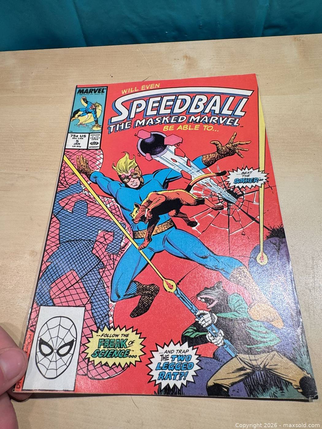 Speedball The Masked Marvel comic issues 1-10 | Maxsold