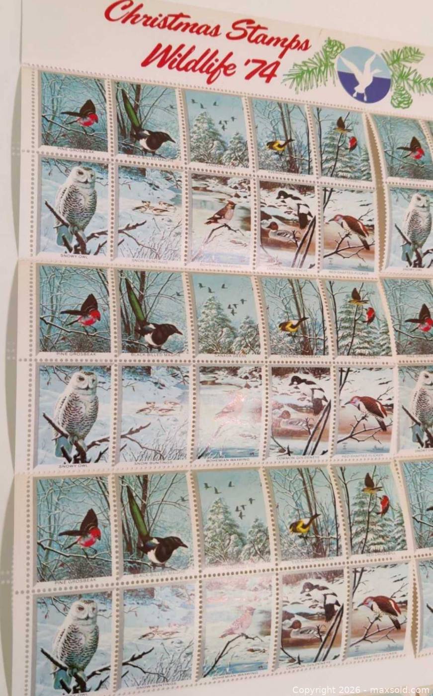 Canadian Wildlife ‘74 Charity Stamp Sheets & Holiday Seals | Maxsold