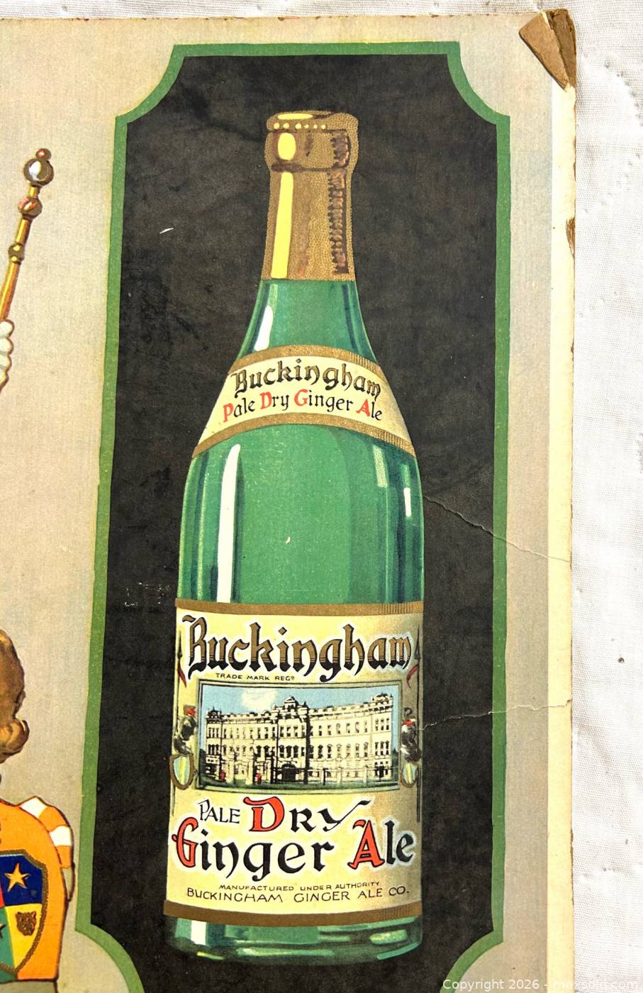 Vintage Buckingham Dry Ginger Ale Poster | Maxsold