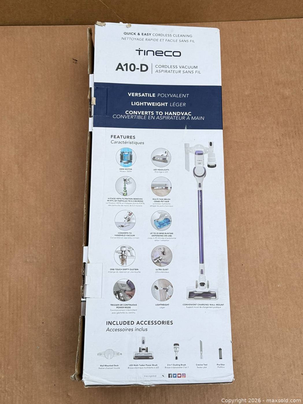 Tineco A10-D Cordless Stick Vacuum | Maxsold