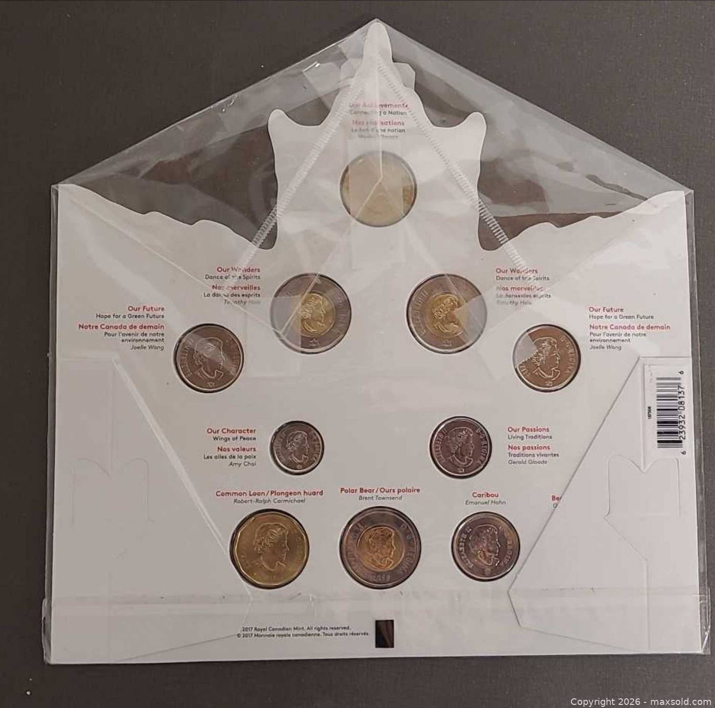 2017 Canadian Coin Set & Millennium Spirit Tin | Maxsold