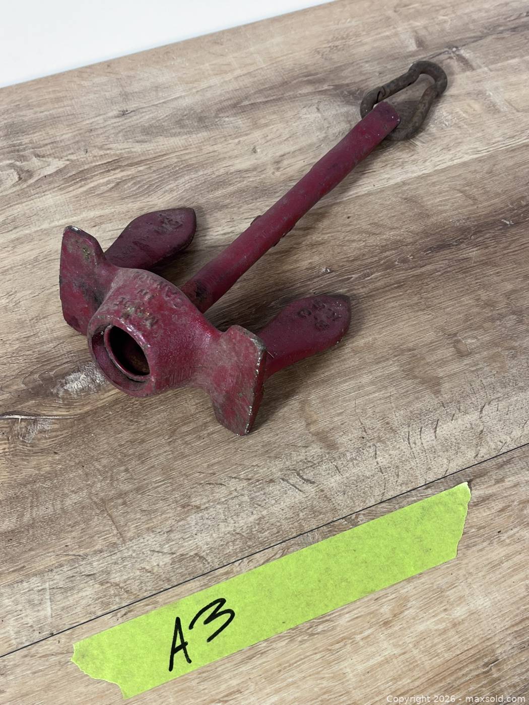 Vintage Cast Iron Boat Anchor 2.3kg | Maxsold
