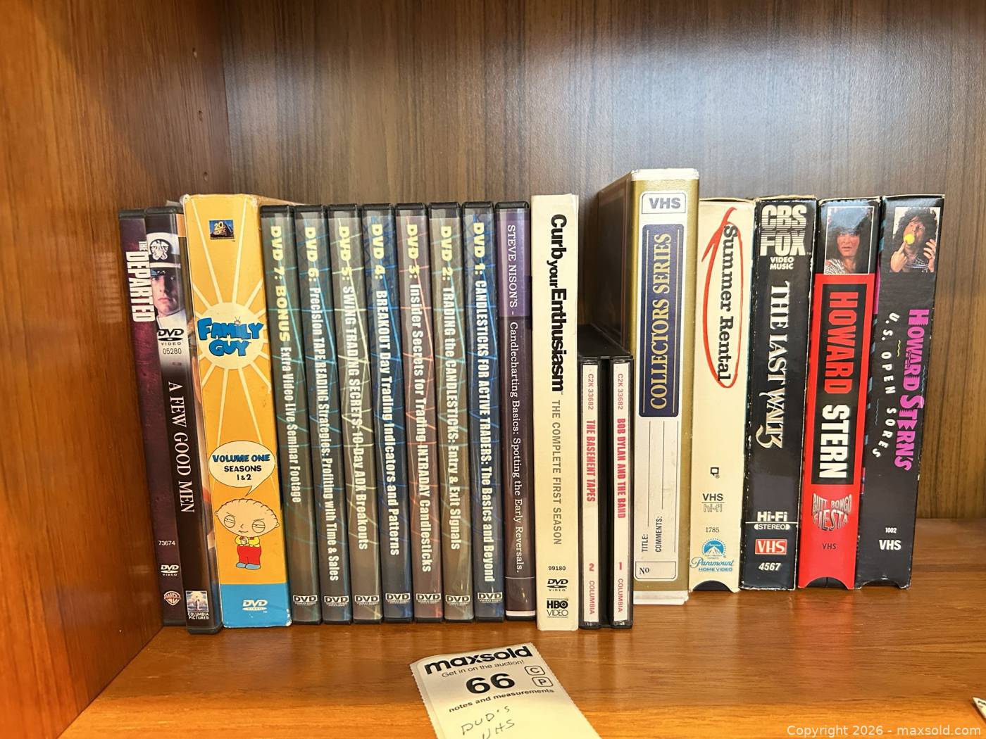 DVDs and VHS tapes | Maxsold