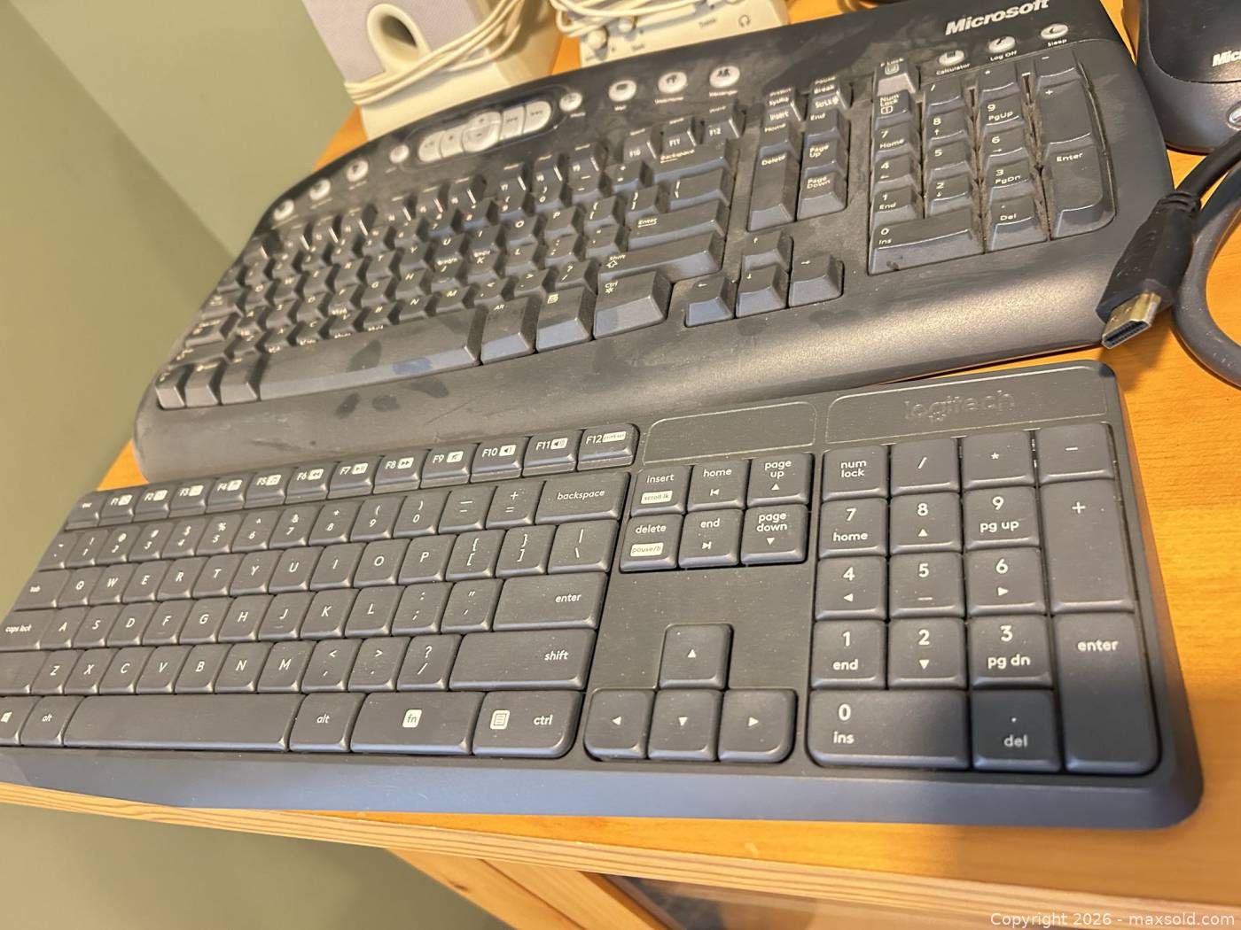 Logitech keyboards, wireless combo, speakers | Maxsold