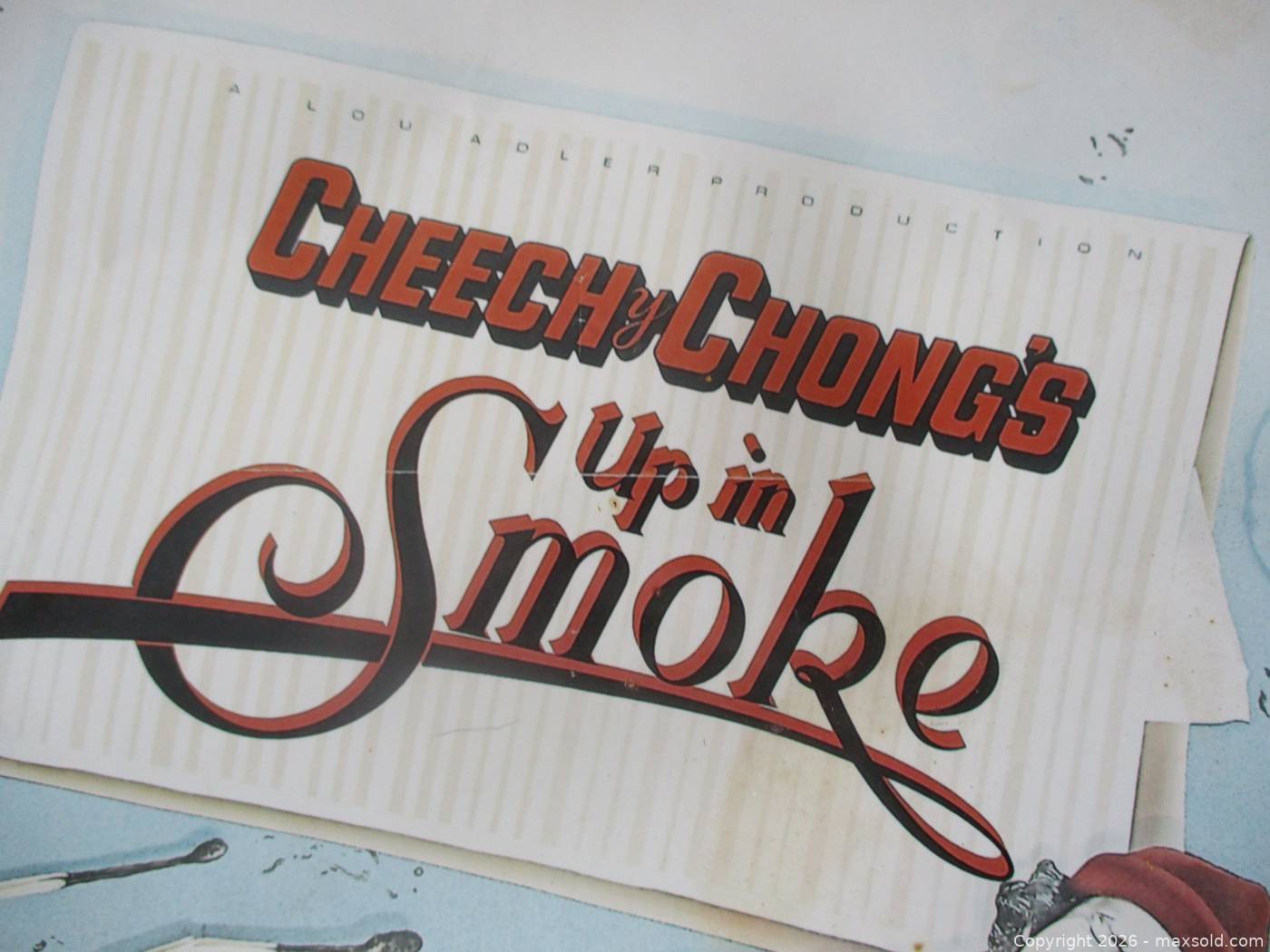 1978 Cheech And Chong Up In Smoke Movie Poster | Maxsold
