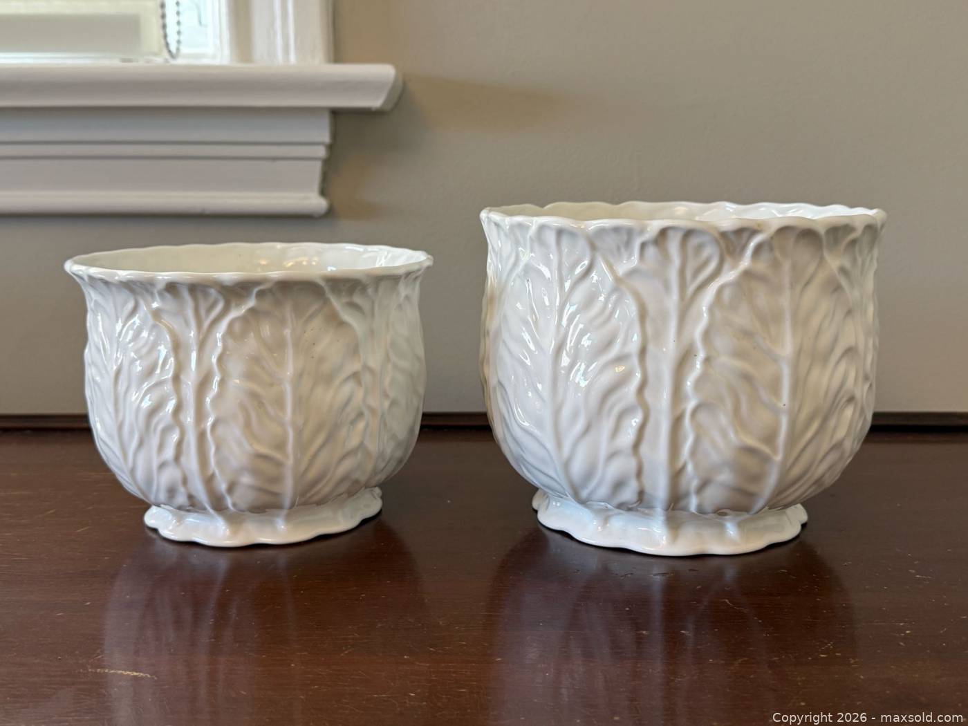 Coalport Country Ware white bone china jardinieres | Maxsold