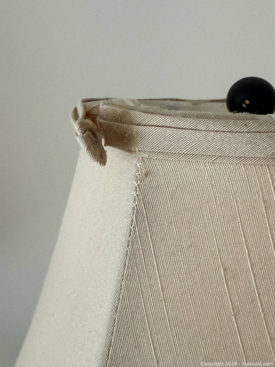 Pair of black swing arm table lamps | Maxsold