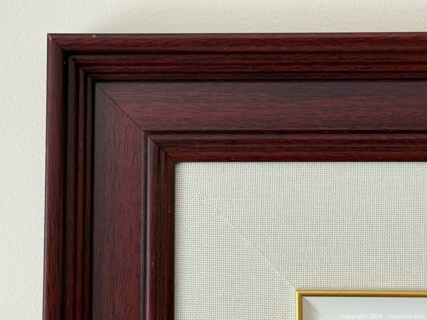 A.Y. Jackson “The Red Maple” framed textured print | Maxsold