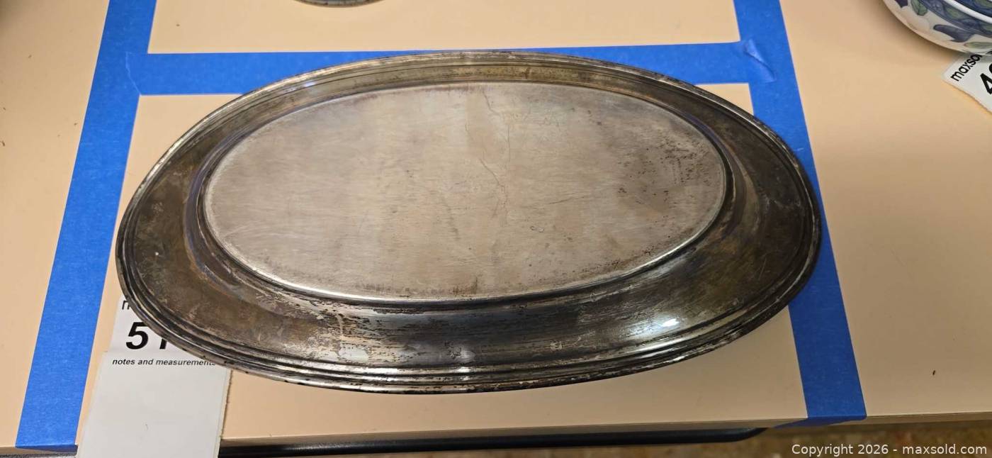 Sterling silver oval bowl 265g | Maxsold