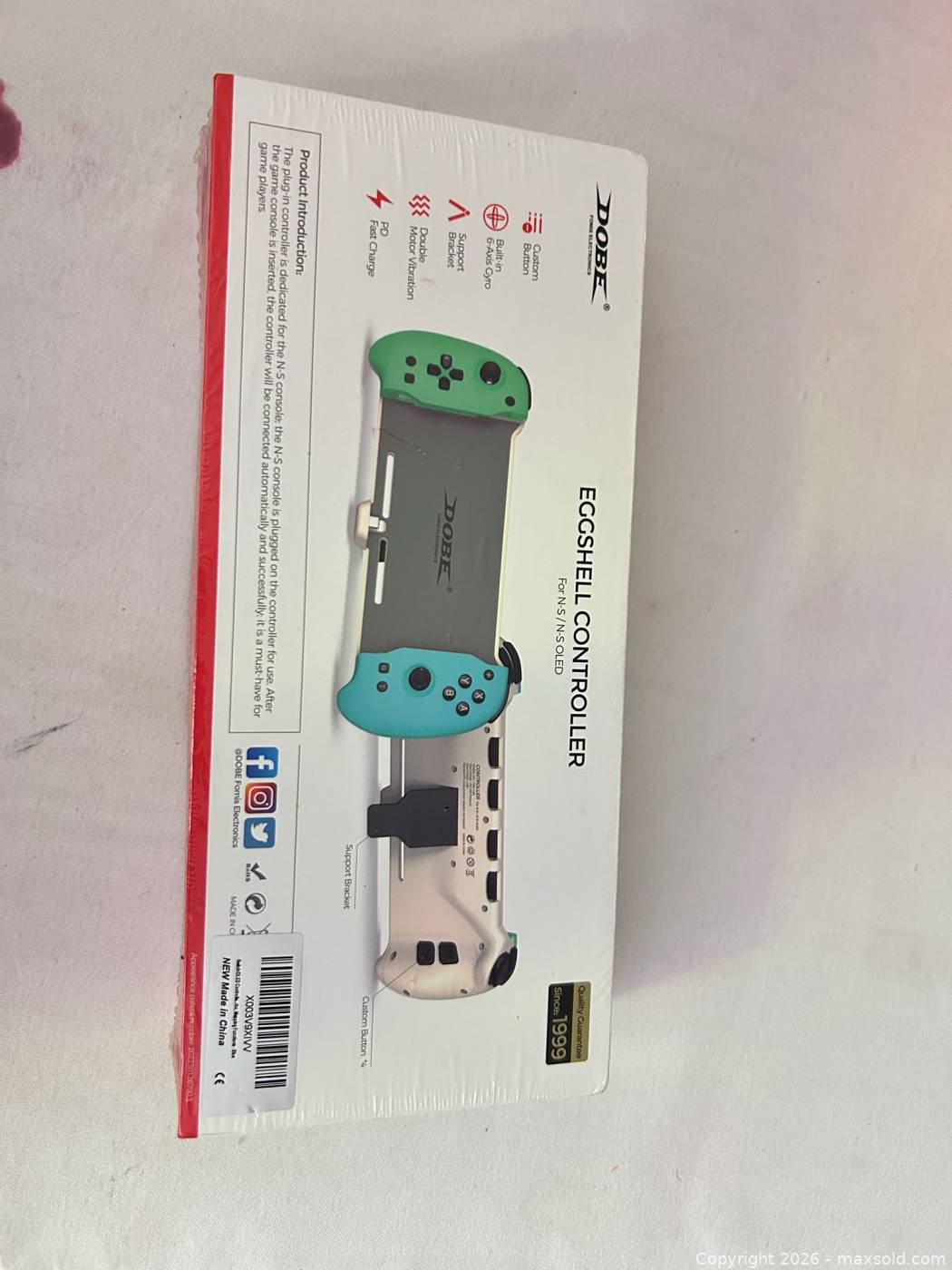 DOBE Eggshell Controller for Nintendo Switch OLED | Maxsold