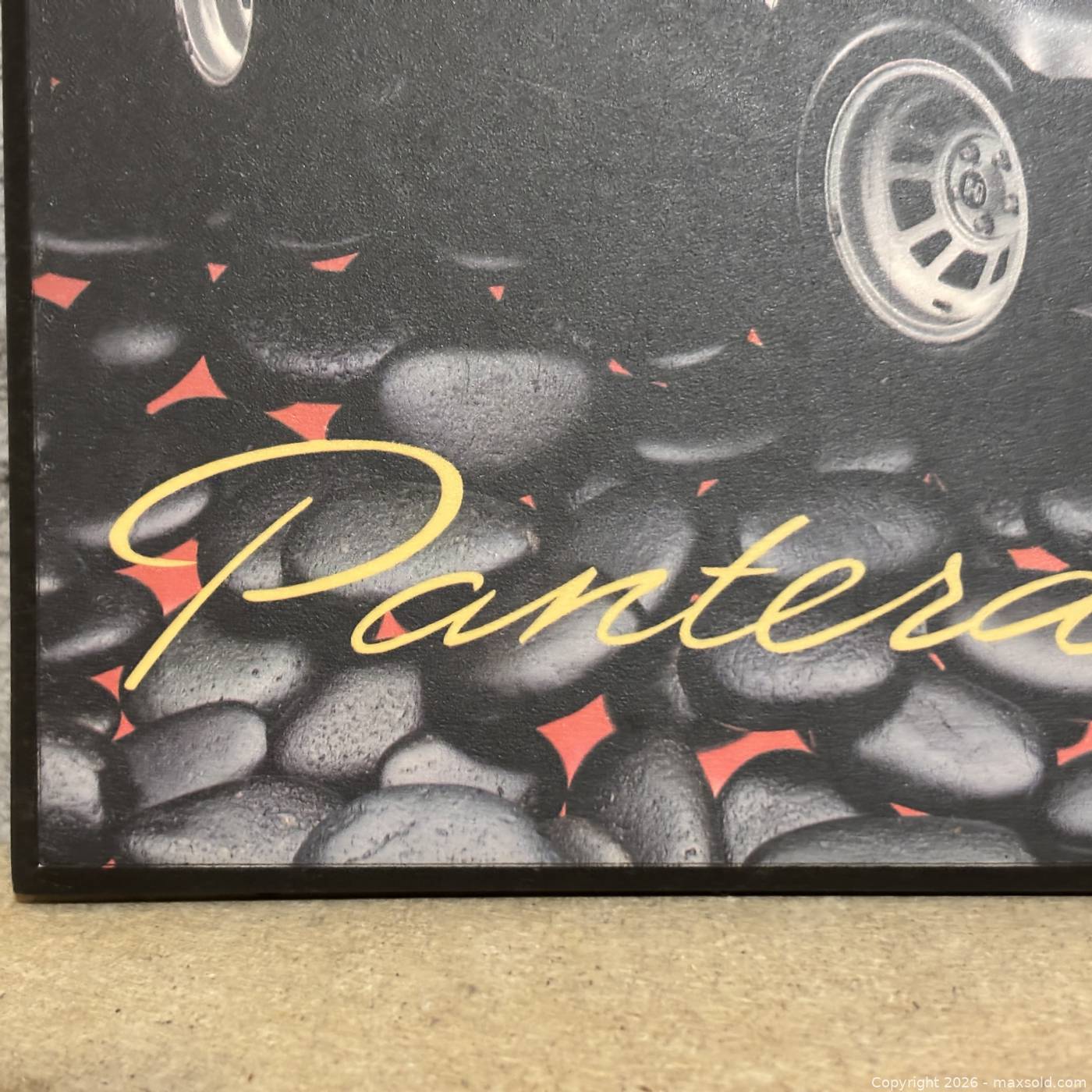 Framed DeTomaso Pantera 10" x 8" print | Maxsold