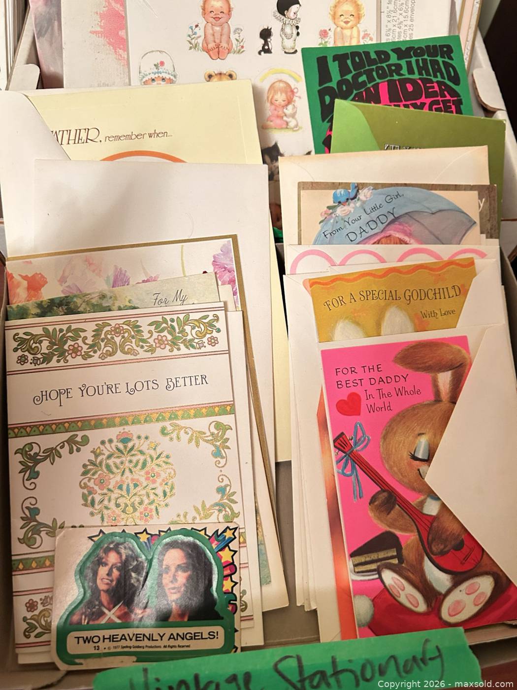 Vintage greeting cards and stationery lot | Maxsold