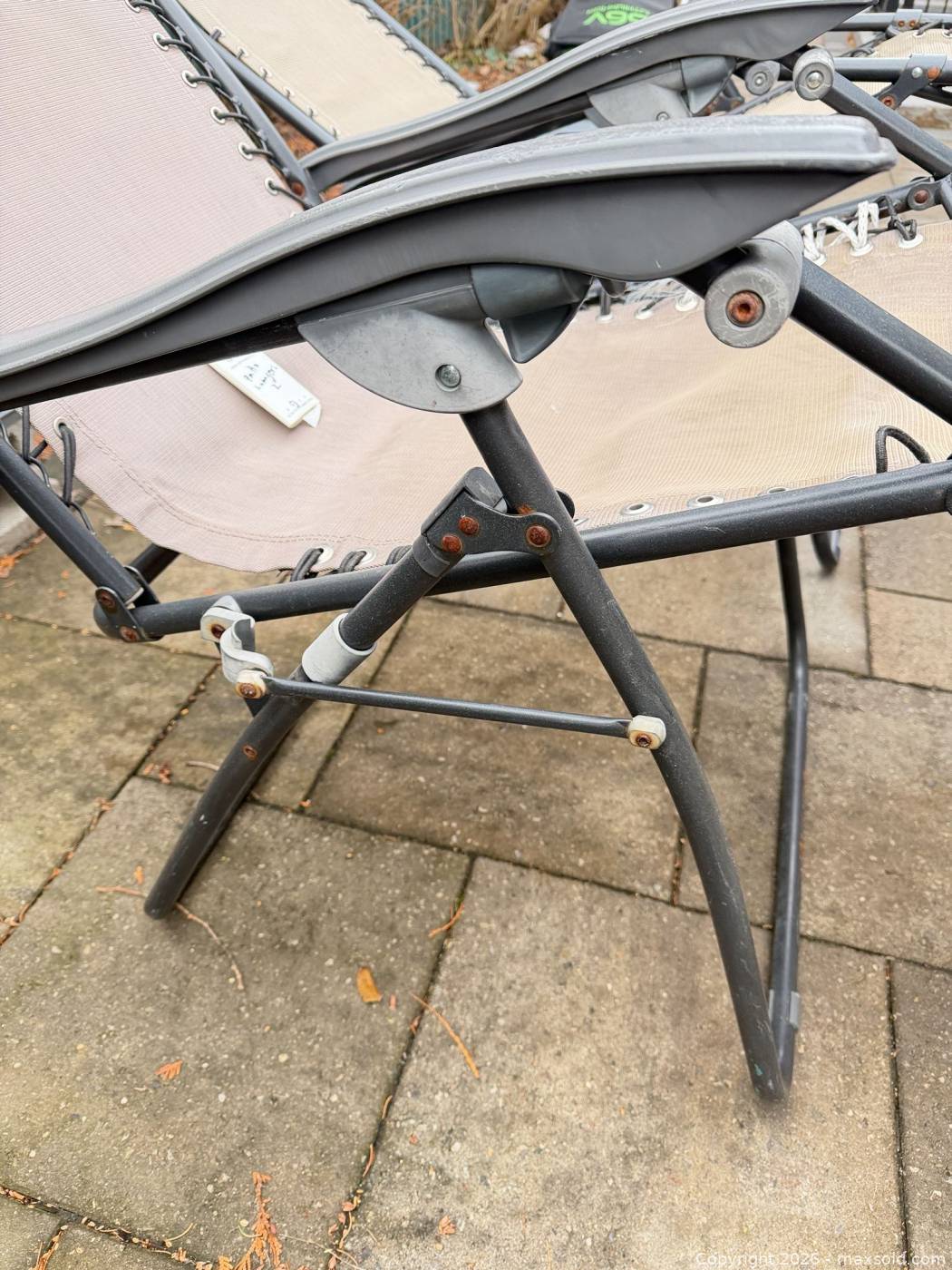 Pair of Patio Zero-Gravity Lounger Chairs | Maxsold