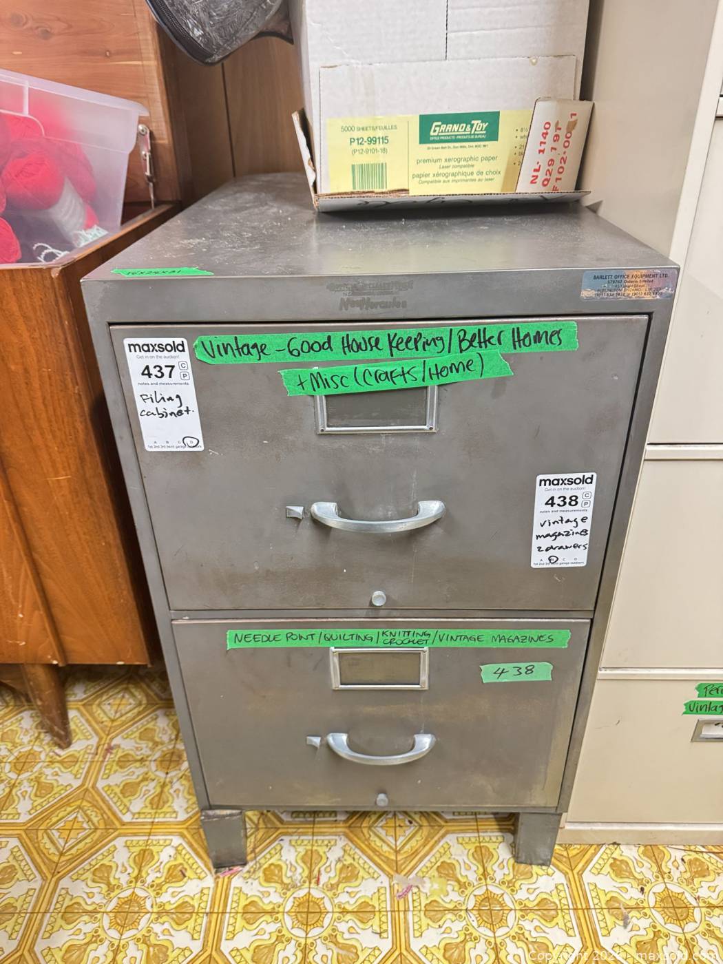 Two-Drawer Steel Filing Cabinet | Maxsold