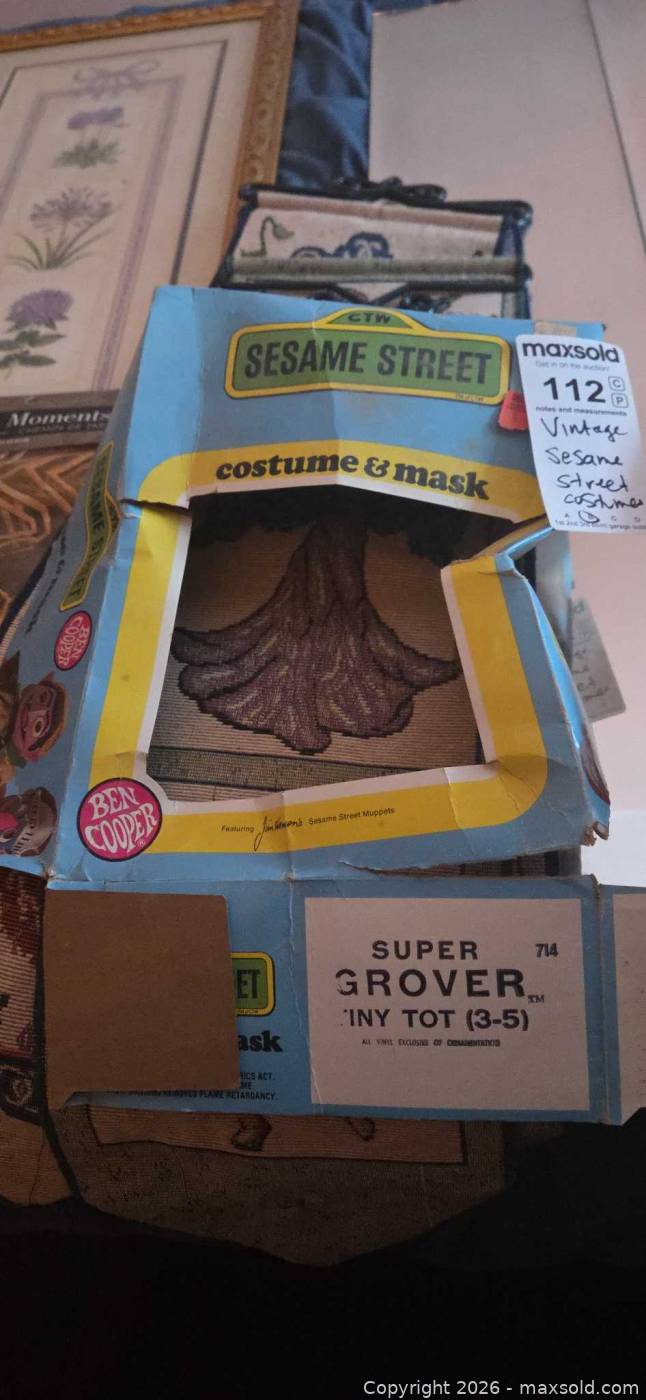 Sesame Street Super Grover & Oscar Costume Sets | Maxsold