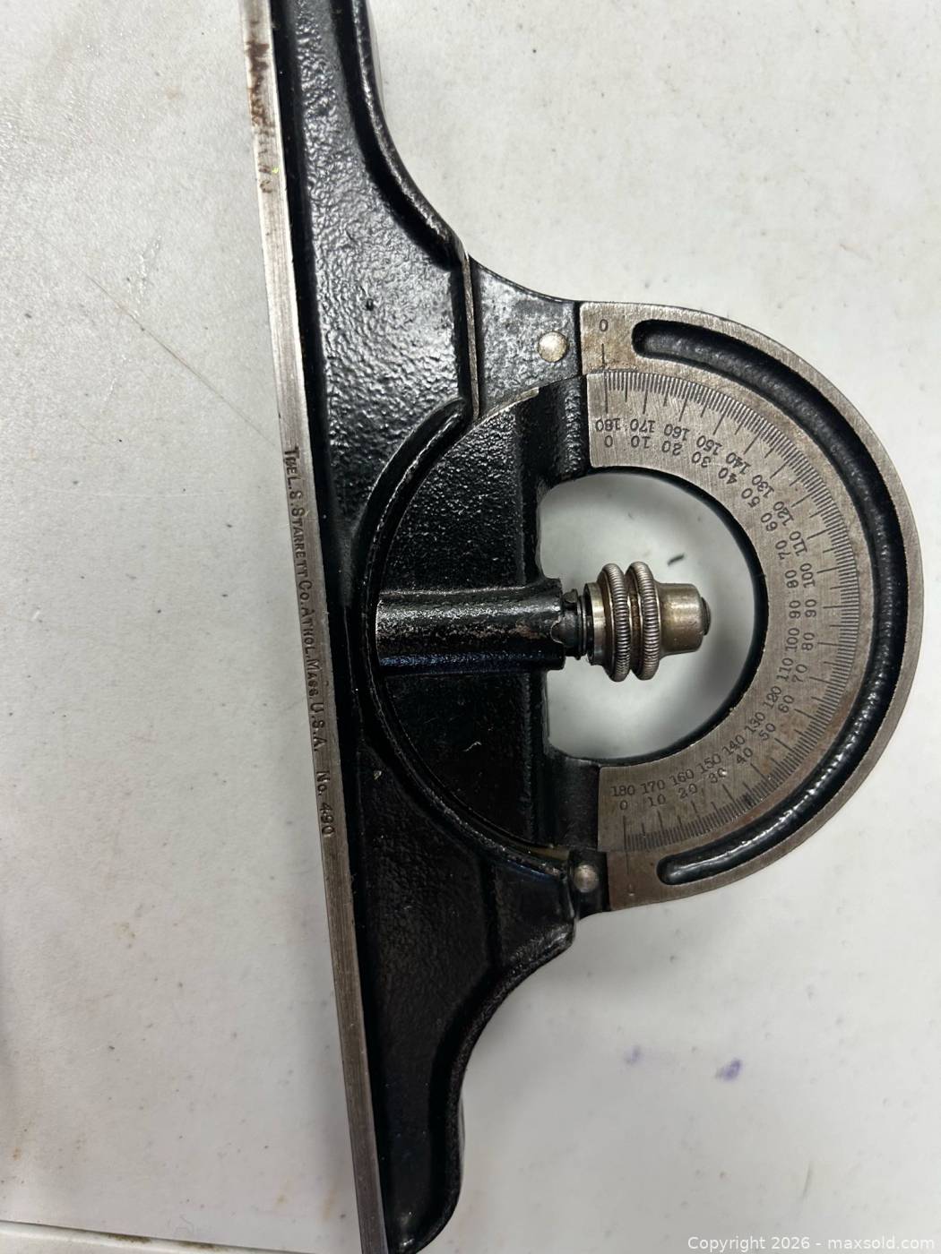 Starrett No. 490 Protractor Head | Maxsold