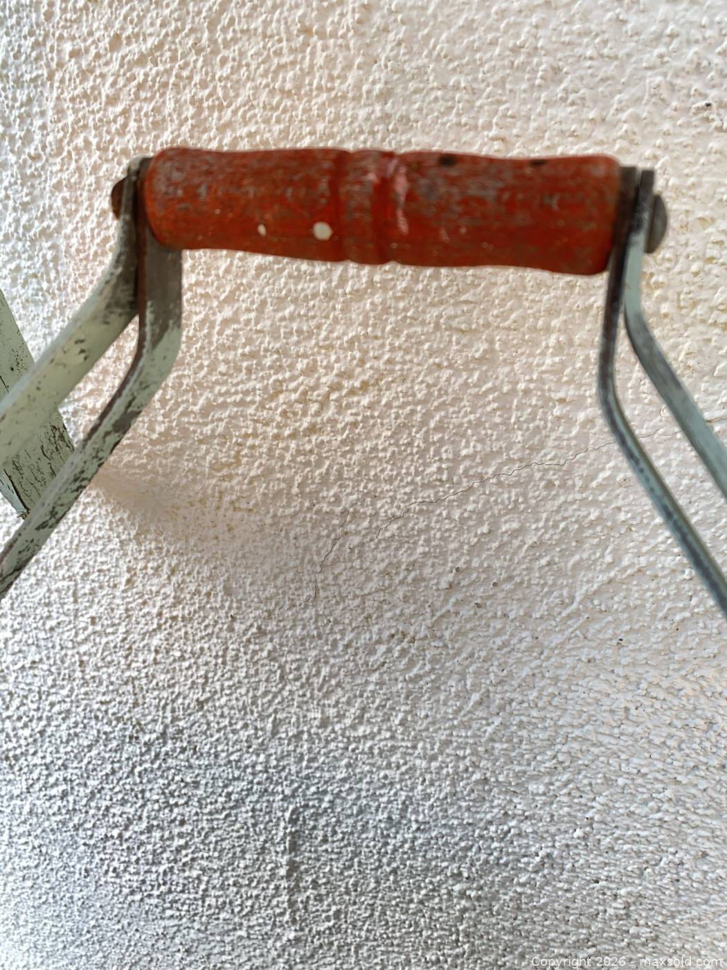 Rustic wood folding ladder, 69" H | Maxsold