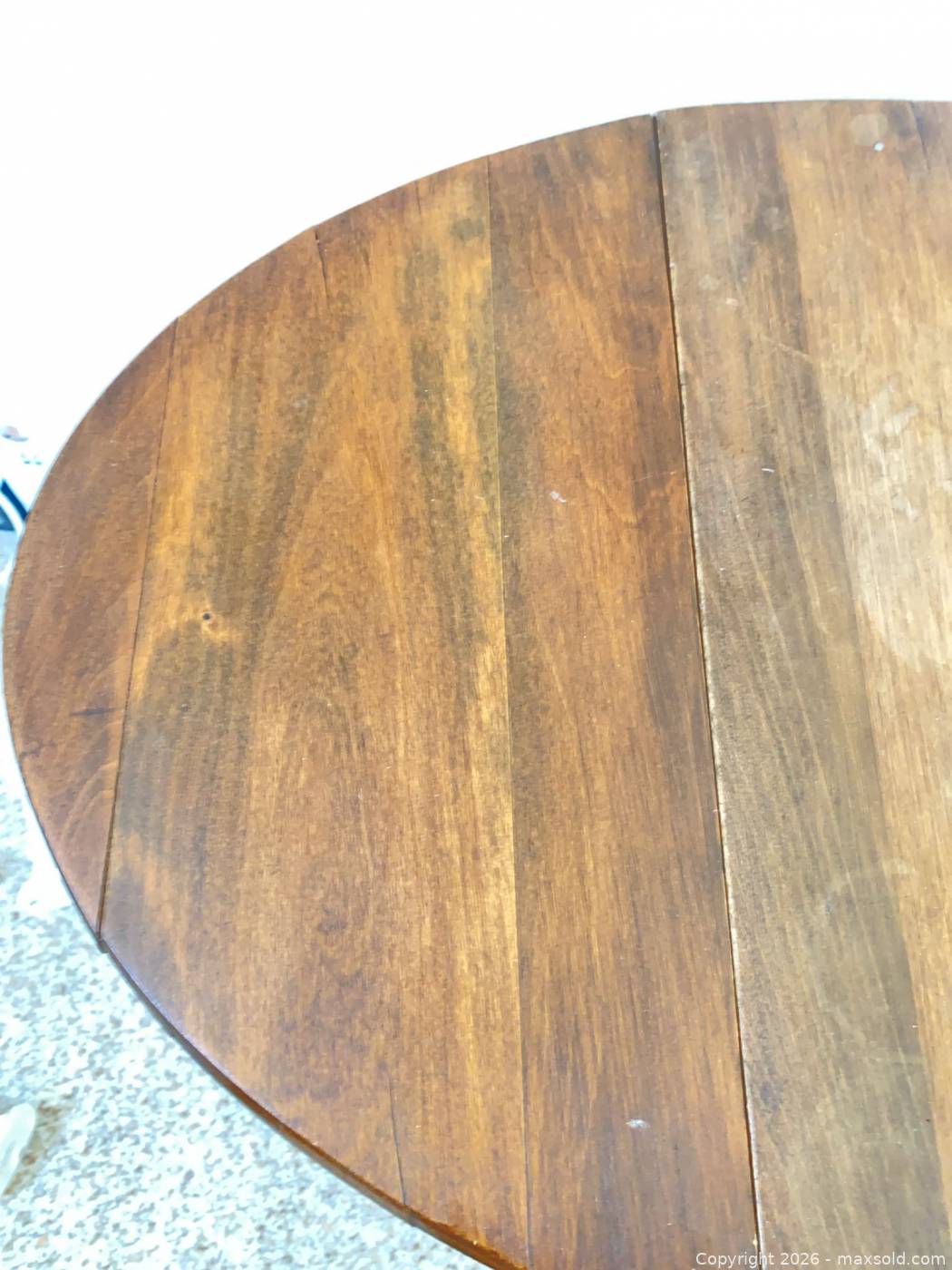 Vintage Wood Drop-Leaf Side Table 28"x18"x20" | Maxsold