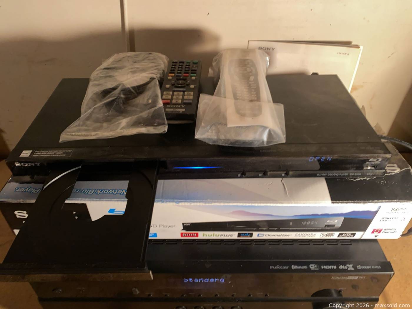 Yamaha RX-B581 Receiver & Sony BDP-BX38 Blu-ray Player | Maxsold