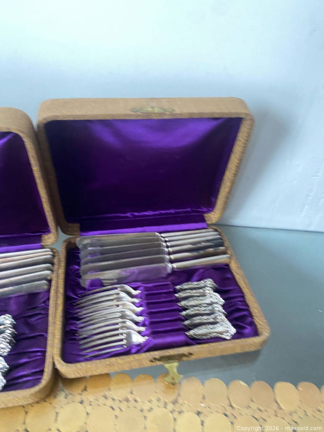 Vintage Rogers forks & flatware sets in boxes | Maxsold