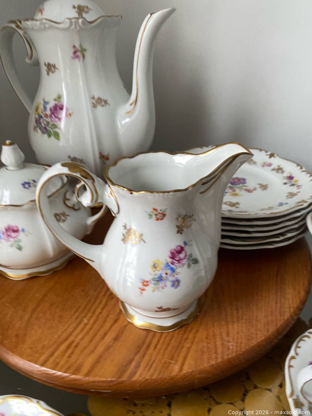 Reichenbach GDR porcelain tea and serving set | Maxsold