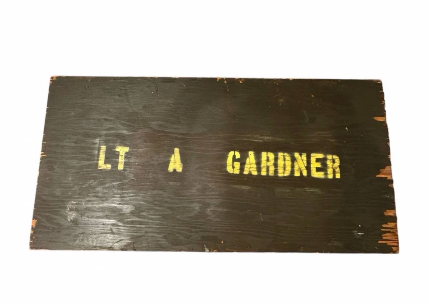 Vintage wooden military foot locker trunk | Maxsold