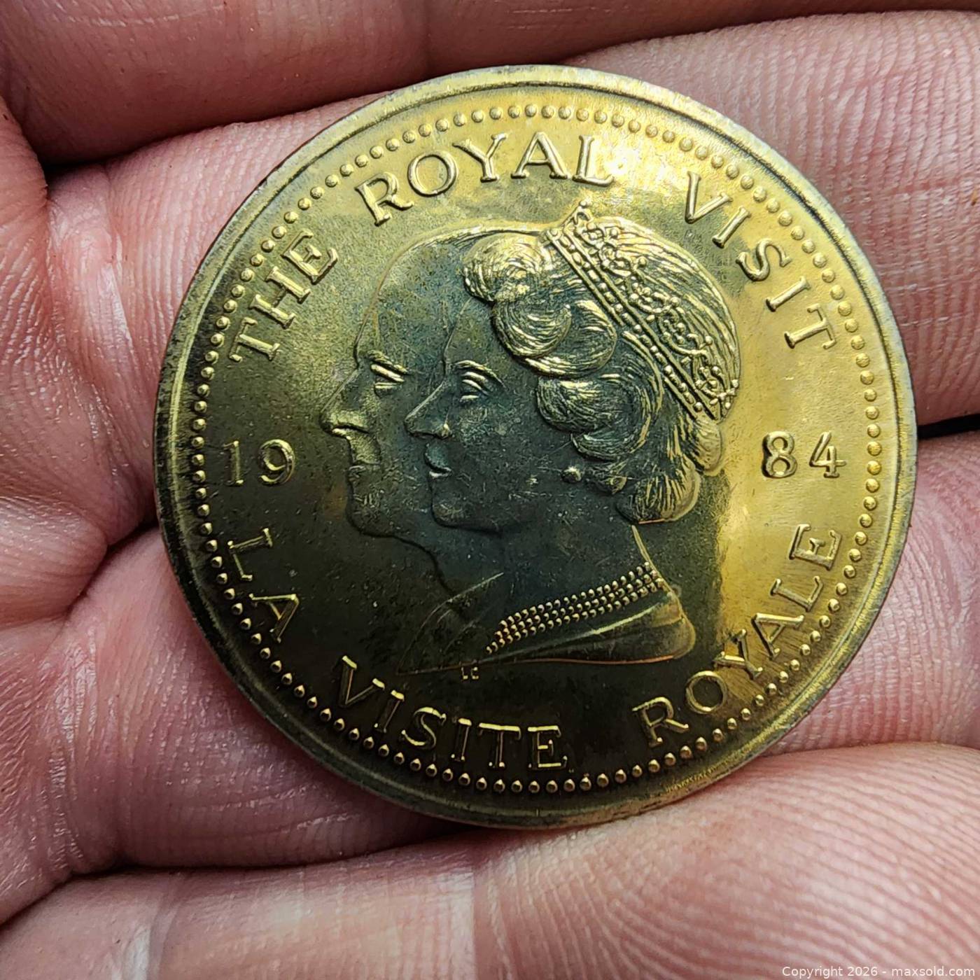 1984 The Royal Visit commemorative coin | Maxsold