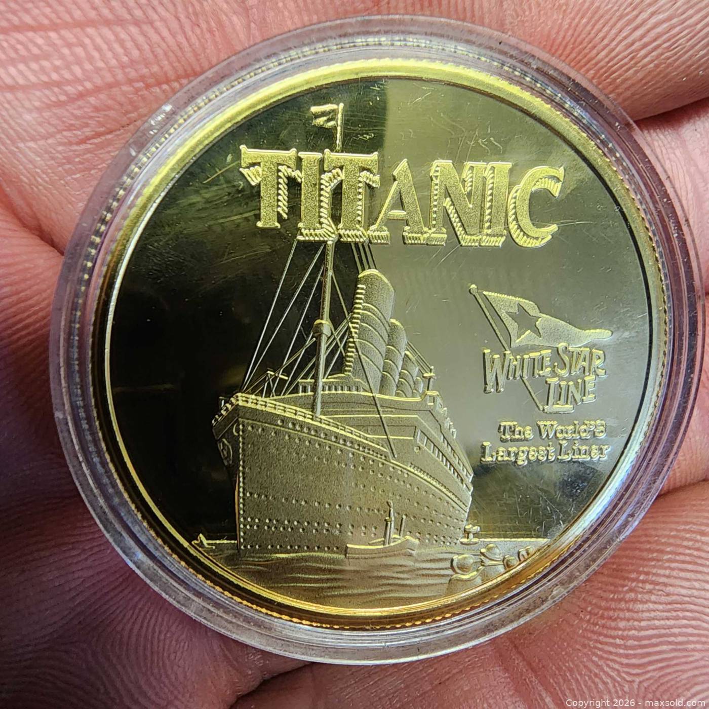Titanic White Star Line commemorative coin | Maxsold