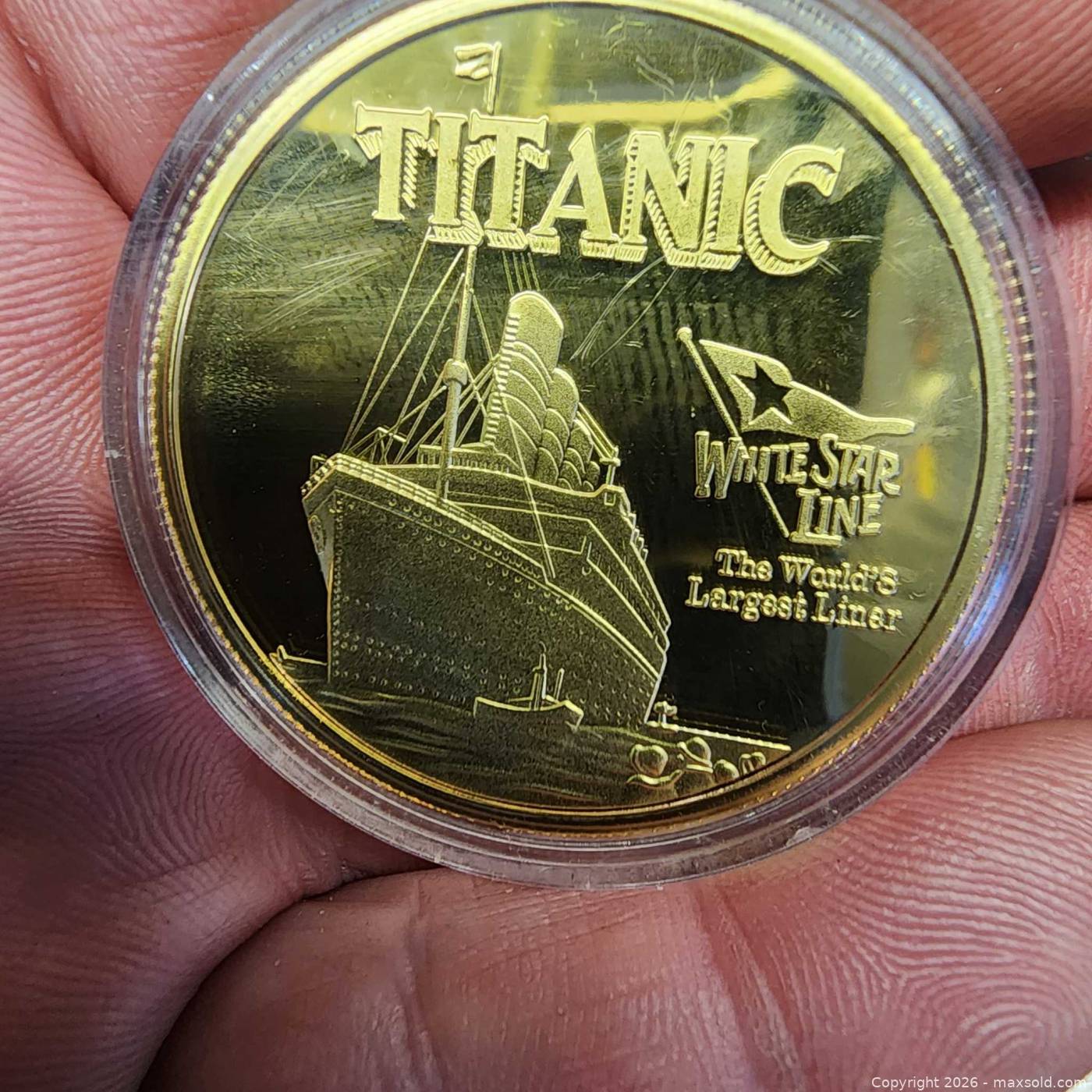 Titanic White Star Line commemorative coin | Maxsold