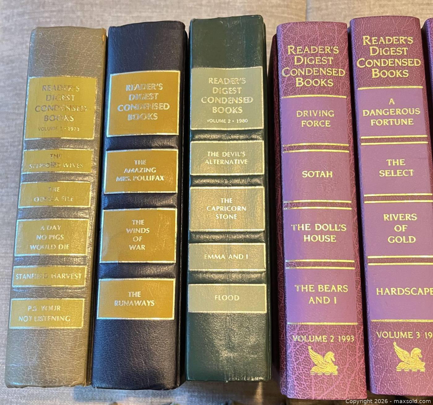25 Reader’s Digest Condensed Books 1979-1997 | Maxsold