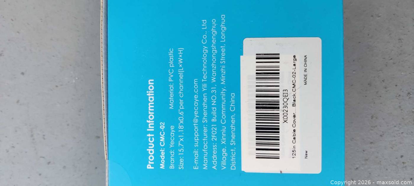 Yecaye CMC-02 125" Cable Concealer | Maxsold