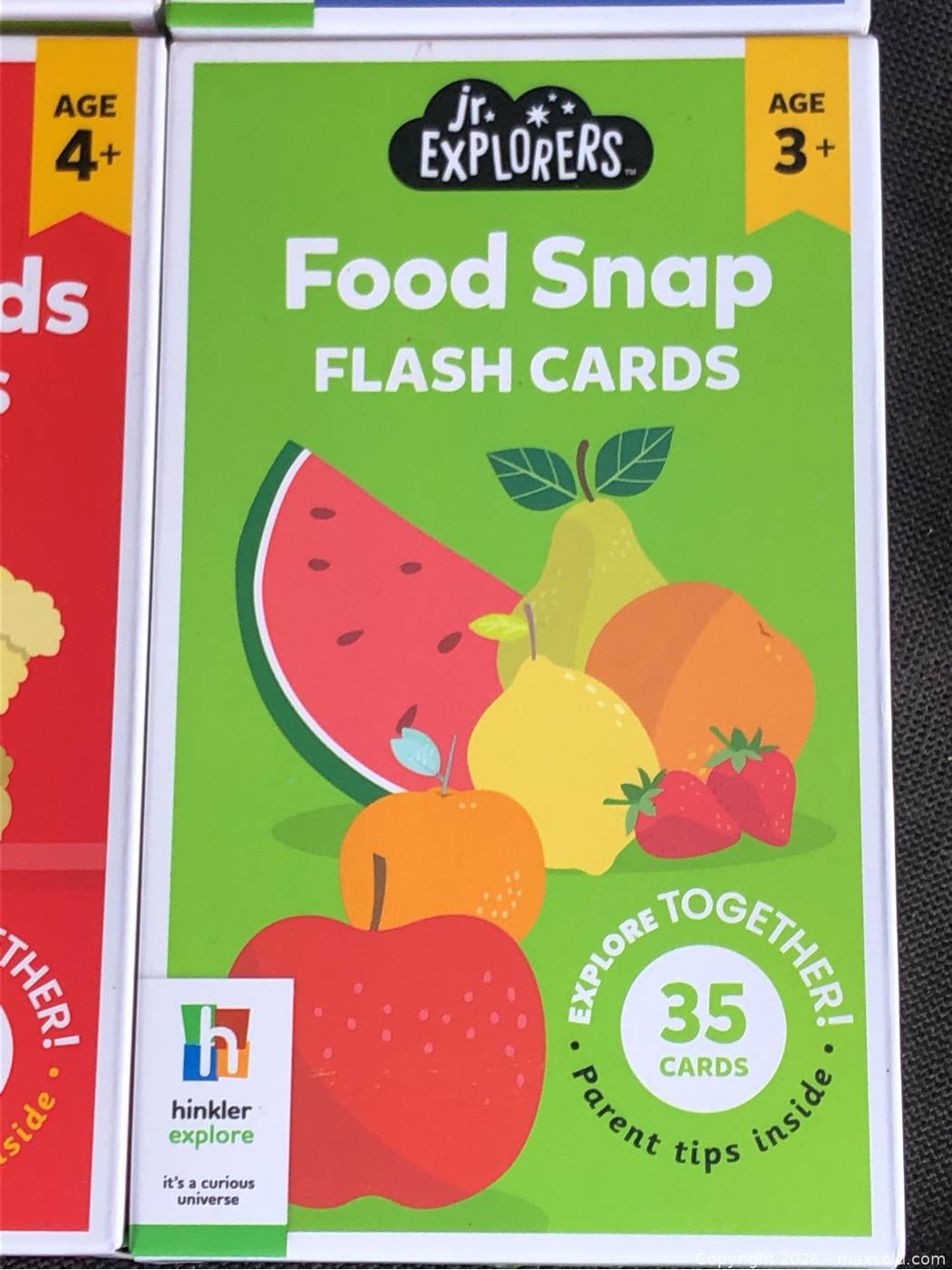 Jr. Explorers Kids Flash Cards, 4 Sets, New | Maxsold