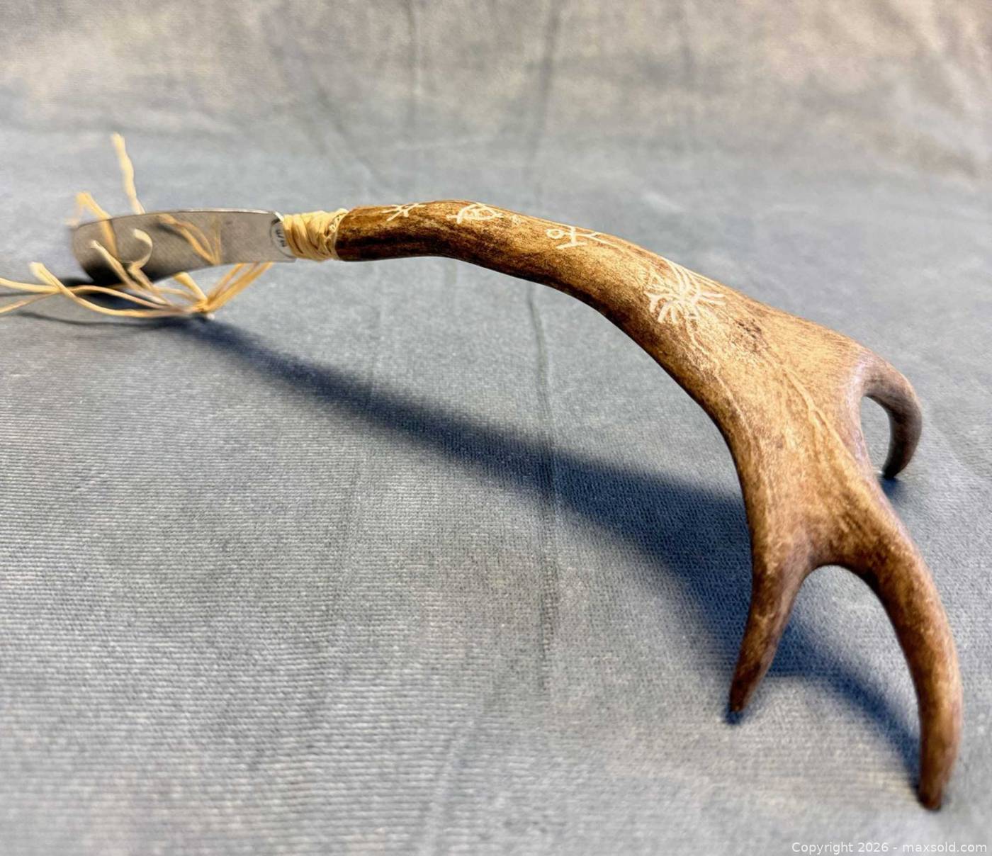 Finnish handcrafted antler letter opener | Maxsold